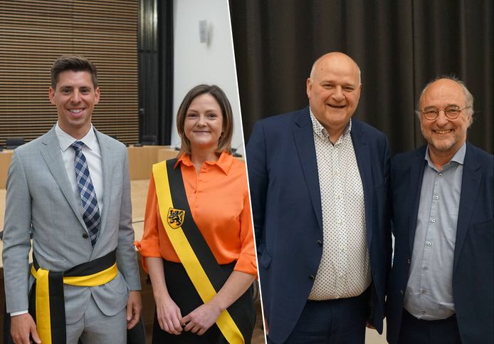 Lien Van Dooren en Jeroen Verhulst leggen eed af als schepen, Raf Van ...