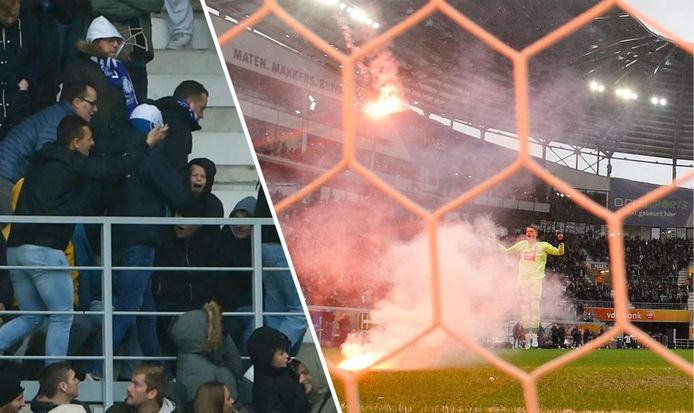Vijf agenten gekwetst na hooliganisme tijdens KAA Gent-Club Brugge ...