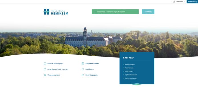 Hemiksem lanceert nieuwe gemeentelijke website: “Belangrijke stap ...