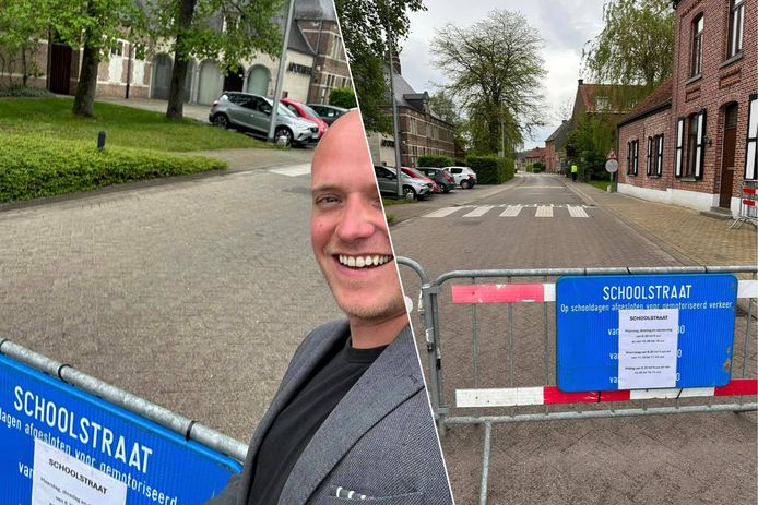 Veerlestraat, tussen de Kerkweg en Wolfdonksteenweg, wordt schoolstraat ...