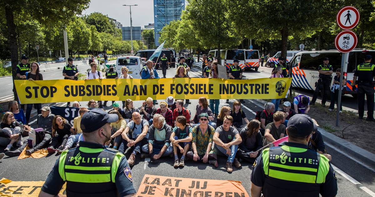 Extinction Rebellion gaat toch A12 blokkeren, ondanks aanhouding voor opruiing | Den Haag | AD.nl