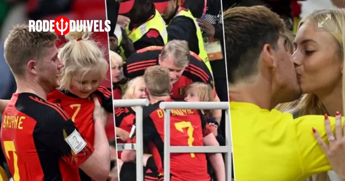 KIJK. De Bruyne in armen van dochter en zoontjes, Courtois krijgt ...