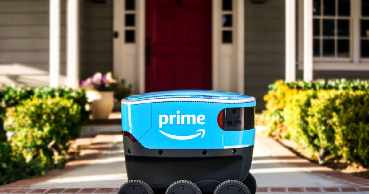 Zelfrijdende robot bezorgt pakketjes aan huis | Tech | AD.nl