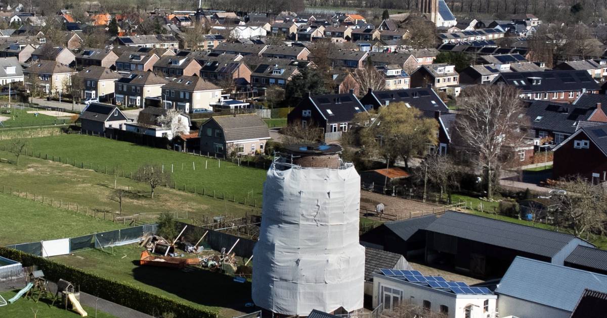 Van ‘ingestort erfgoed’ naar restauratie: ingepakte Molen De Hoop heeft ...