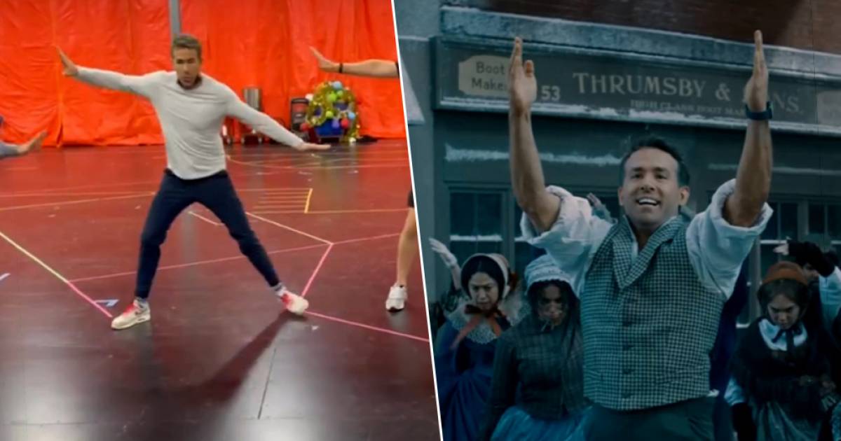 Ryan Reynolds showt dansmoves voor nieuwe kerstfilm (tot groot jolijt ...