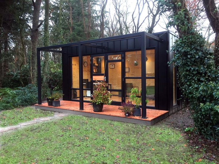 Tuinkantoor, schrijfhut, nest of mancave, in deze tuinhuisjes is het ...