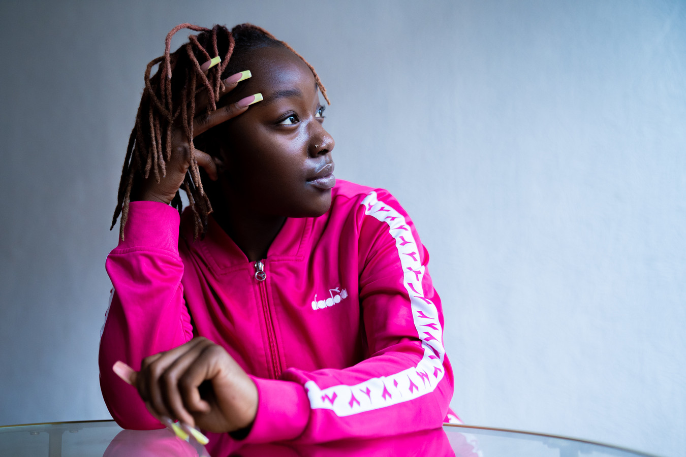 Antwerpse zangeres Miss Angel (24) kijkt uit over Times Square: “Ik ...