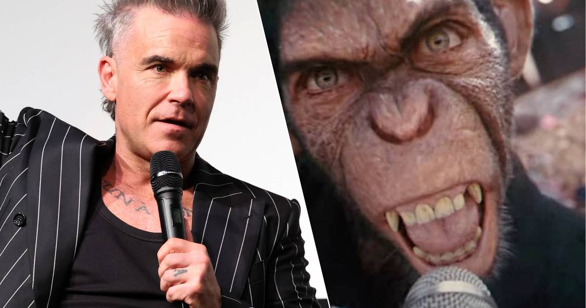 KIJK. Eerste beelden biopic Robbie Williams gelost: met zingende aap ...
