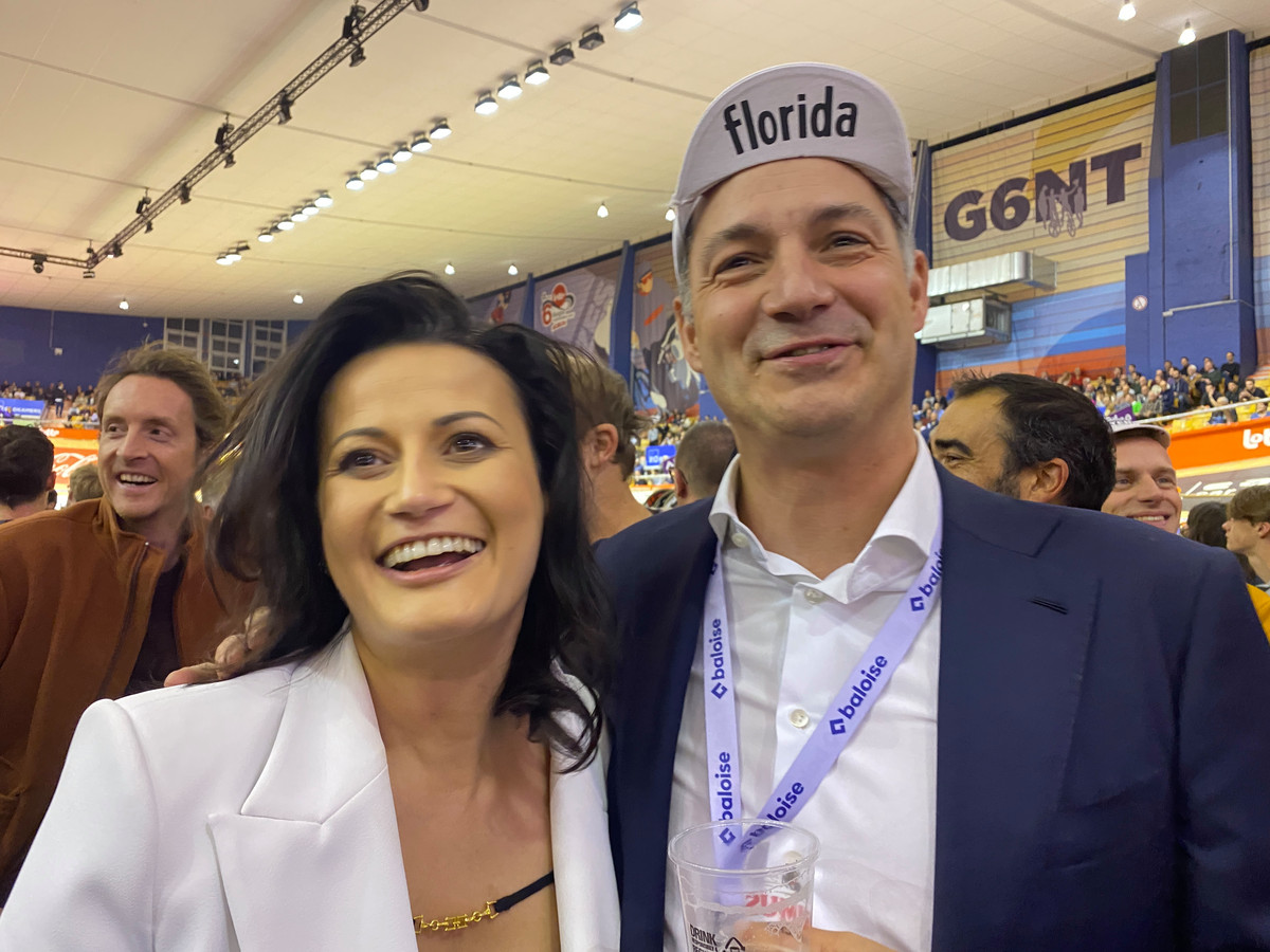 Premier Alexander De Croo en senaatsvoorzitster Stephanie D'Hose komen ... Premier Alexander De Croo en senaatsvoorzitster Stephanie D'Hose komen ...