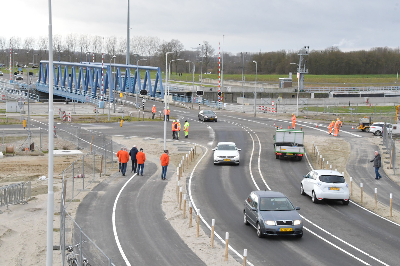 Tijdelijke brug open voor verkeer: vanaf hier is het zicht op de nieuwe ... Tijdelijke brug open voor verkeer: vanaf hier is het zicht op de nieuwe ...