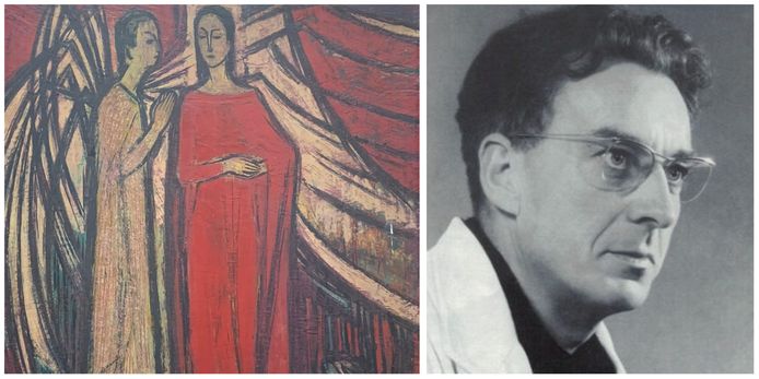 De 7 schilderijen van broeder Luc-Petre Crombé eindelijk in handen van ...