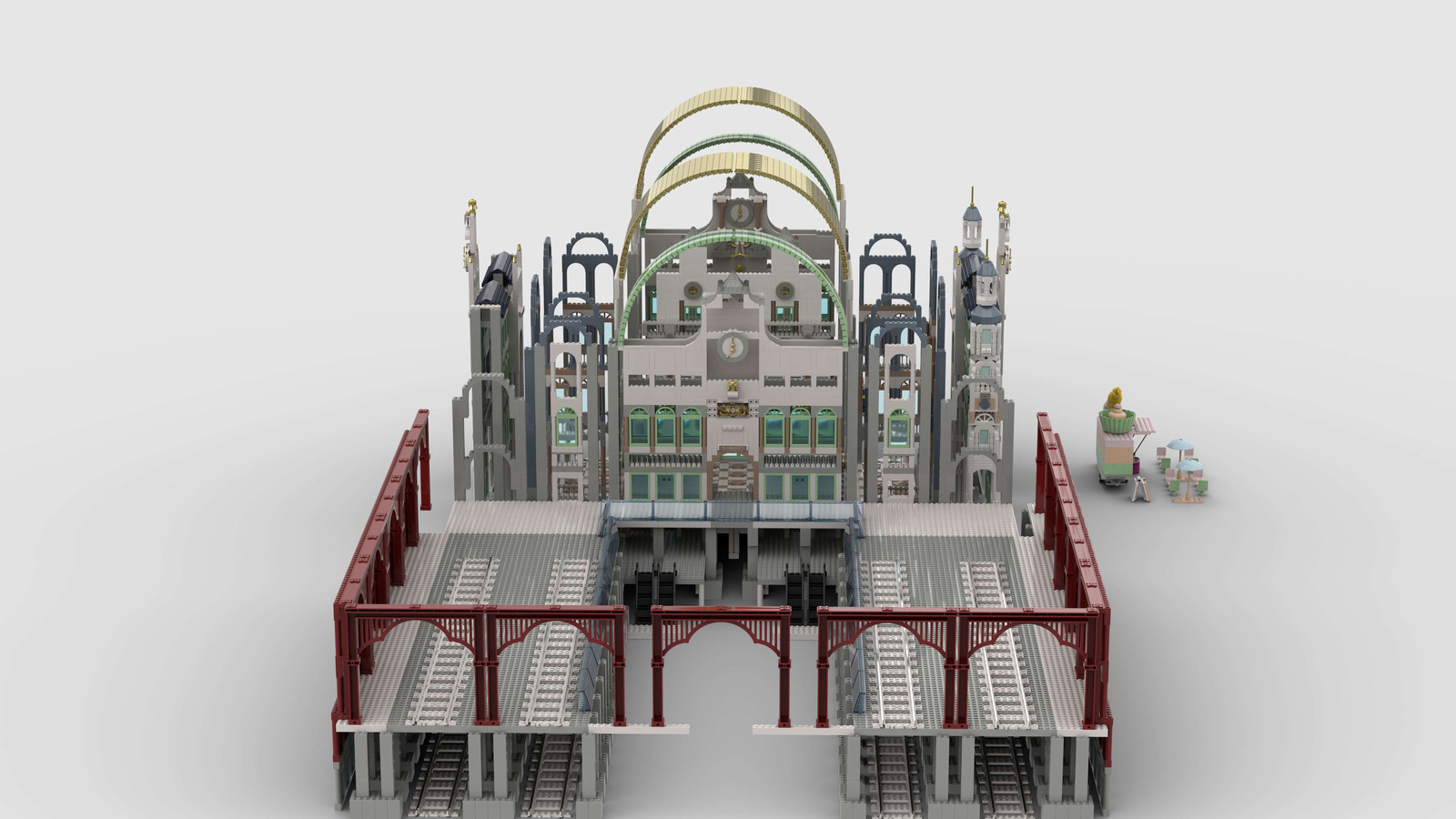 Bart (38) ontwerpt LEGO-versie van Centraal Station: “De koepel was het ...