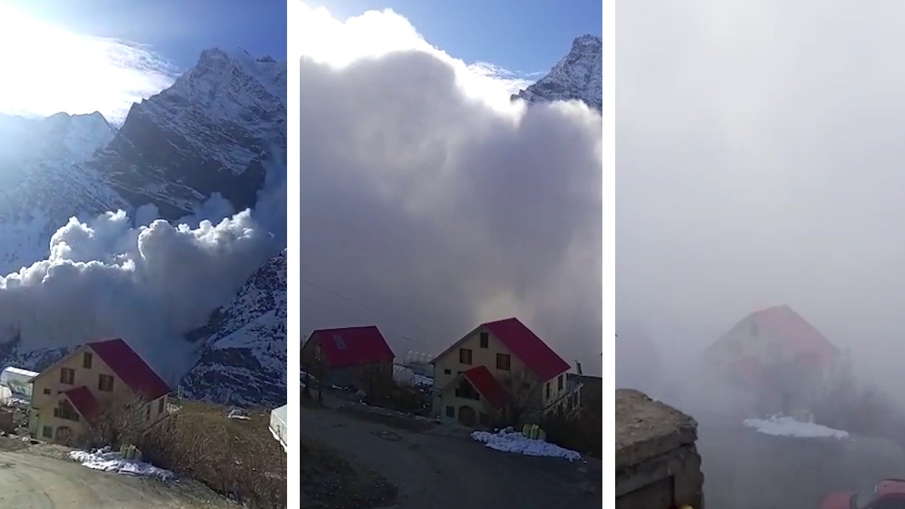 Une gigantesque avalanche déferle sur un village | Foto | 7sur7.be