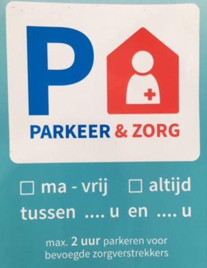 ‘Parkeer+zorg’-sticker moet zoektocht naar parkeerplaats voor ...