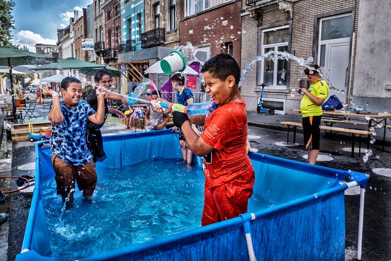 Als waterpret voor deugddoende verkoeling zorgt | De Morgen