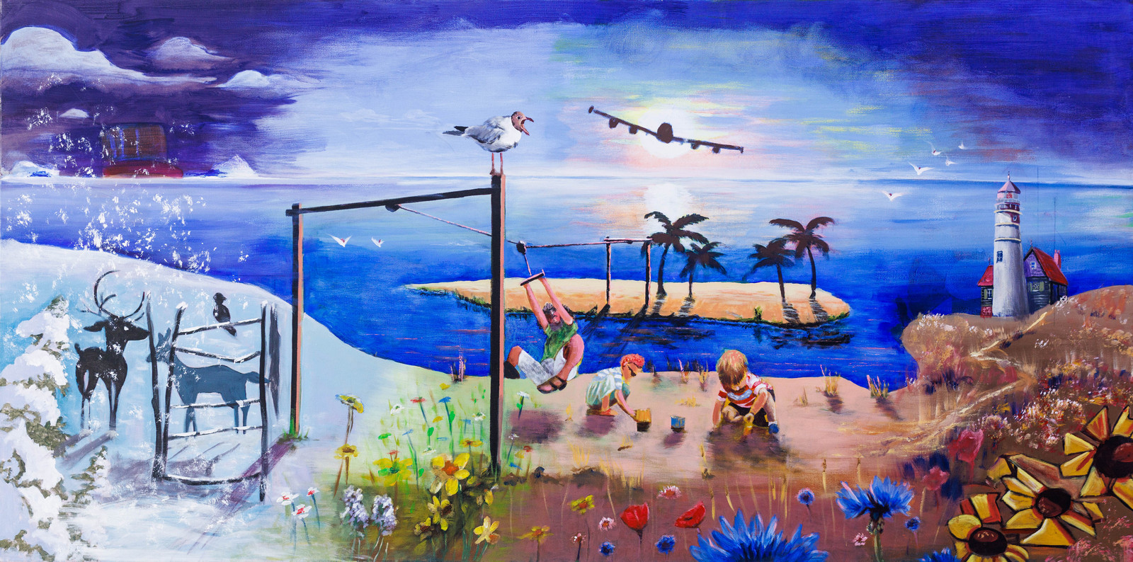 Piet wil met zijn kunst vluchtelingen opvrolijken: ‘Anders gaat het ...