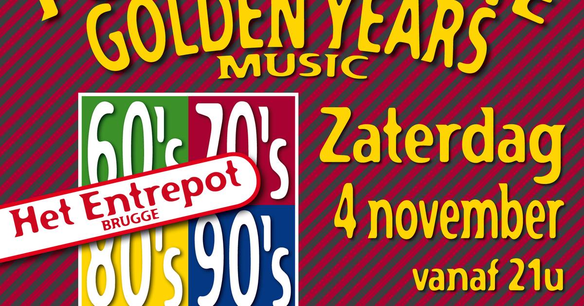 Golden Years-formule keert met foute party terug naar Het Entrepot | Brugge | hln.be