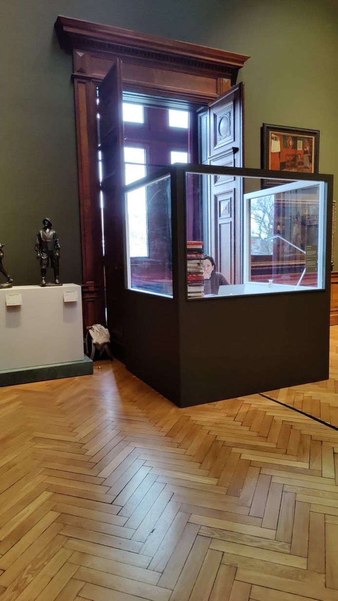 Saksia De Coster is maand lang levend kunstwerk in het KSMKA ...