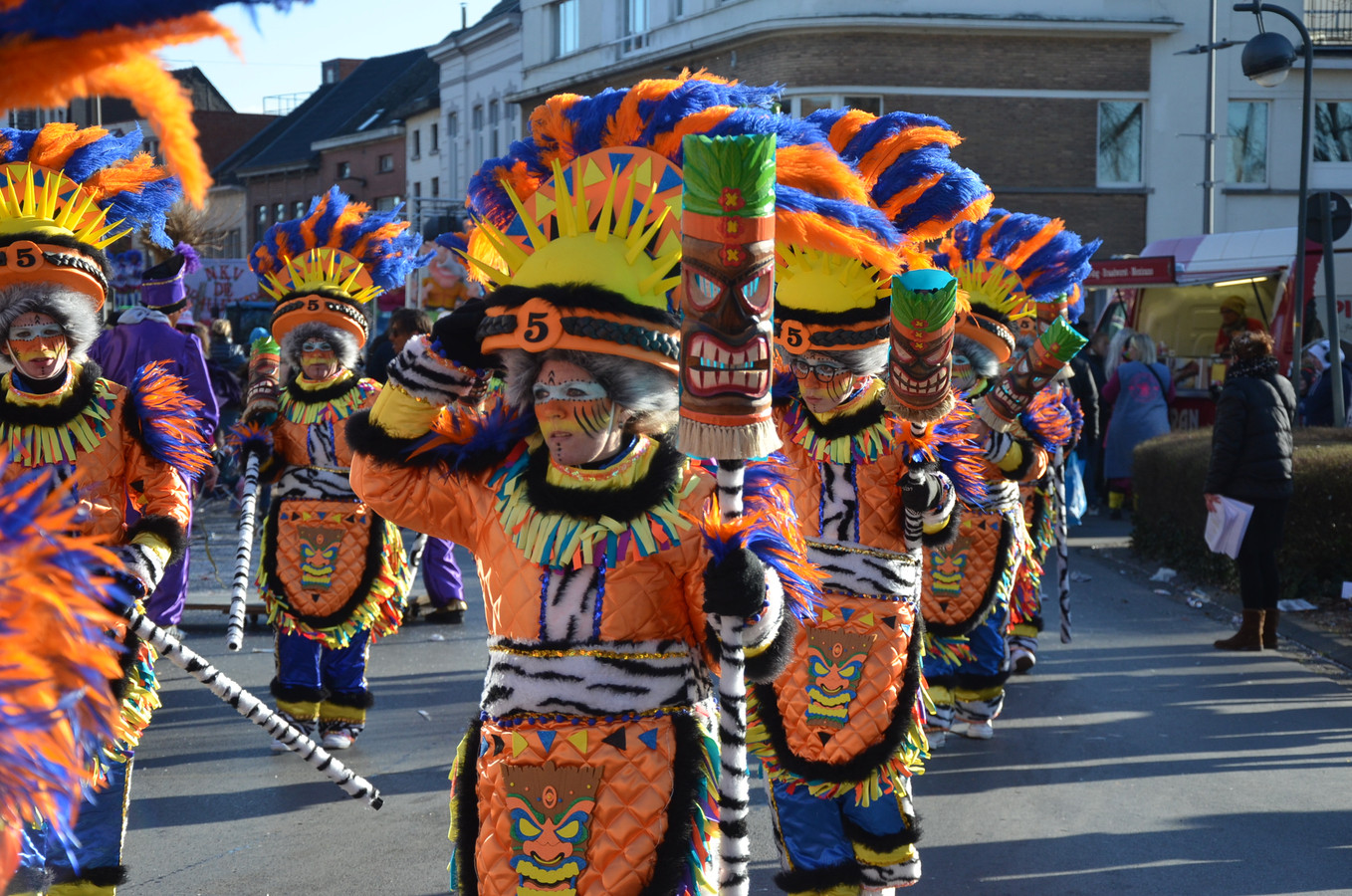 IN BEELD. Zo zag carnavalsstoet Roze Zondagstrein in Ninove eruit ...