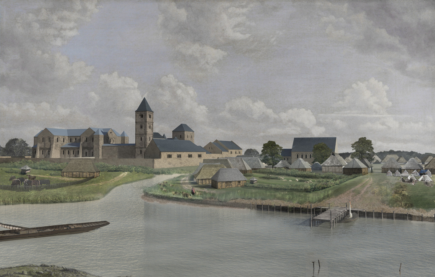 Utrecht werd 900 jaar geleden een stad en deze sporen uit die tijd zijn ...