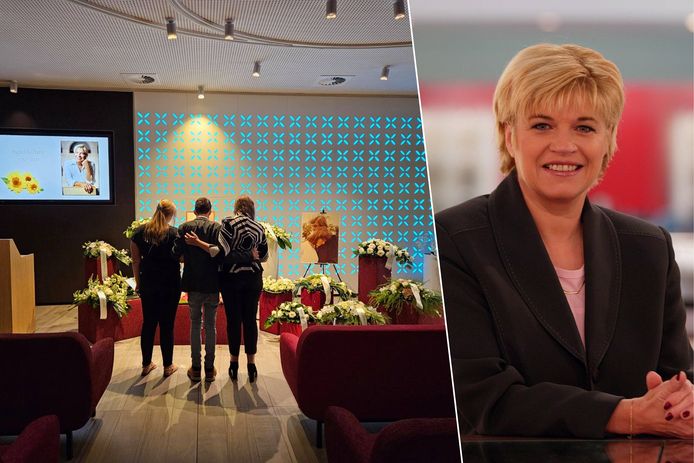 Zoon neemt emotioneel afscheid van gewezen nieuwsanker Ingrid De Putter ...