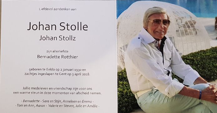 'Concerto voor Natasha' klinkt een laatste keer voor Johan Stollz ...