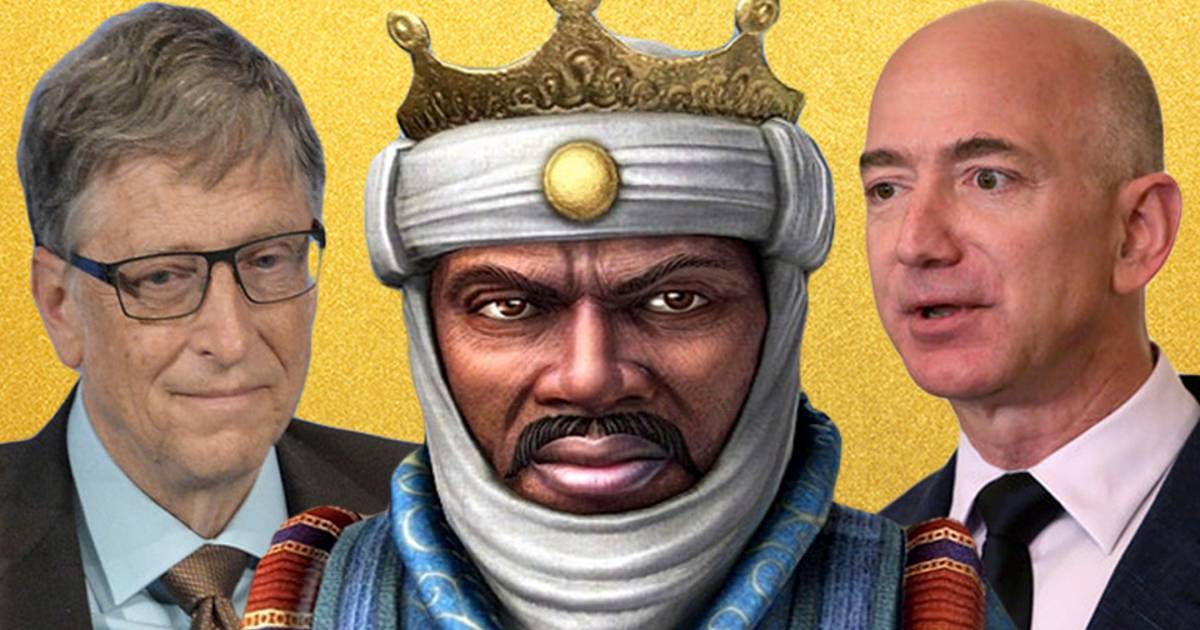 Vergeet Bill Gates of Jeff Bezos: Mansa Musa is de rijkste man aller ...