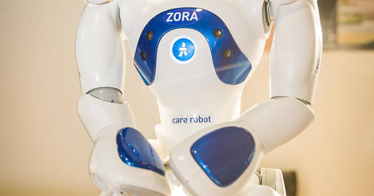 Zorgrobot Zora zingt zelfs Nicole en Hugo in De Vijvers | Gent | hln.be