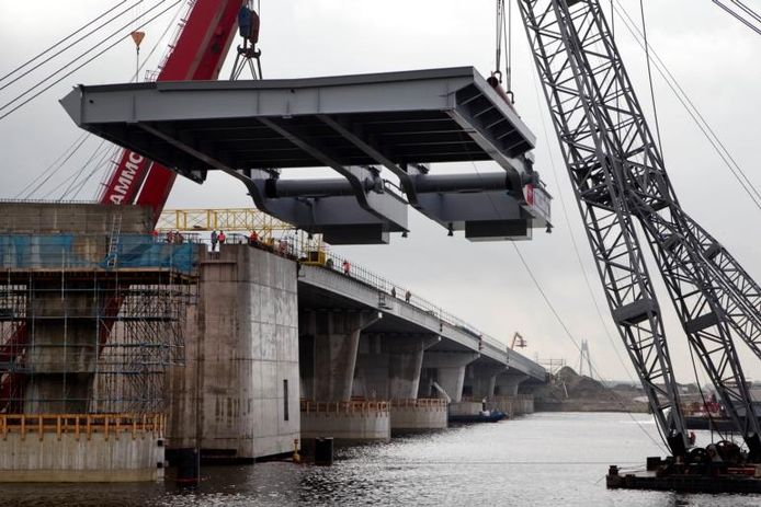 Fotoserie: Nieuwe Ramspolbrug krijgt vorm | Noordoostpolder | destentor.nl