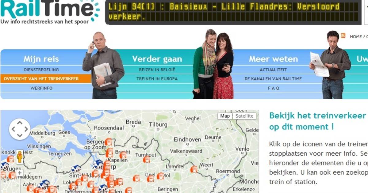 NMBS schrapt spoorinformatiedienst Railtime | Multimedia | hln.be