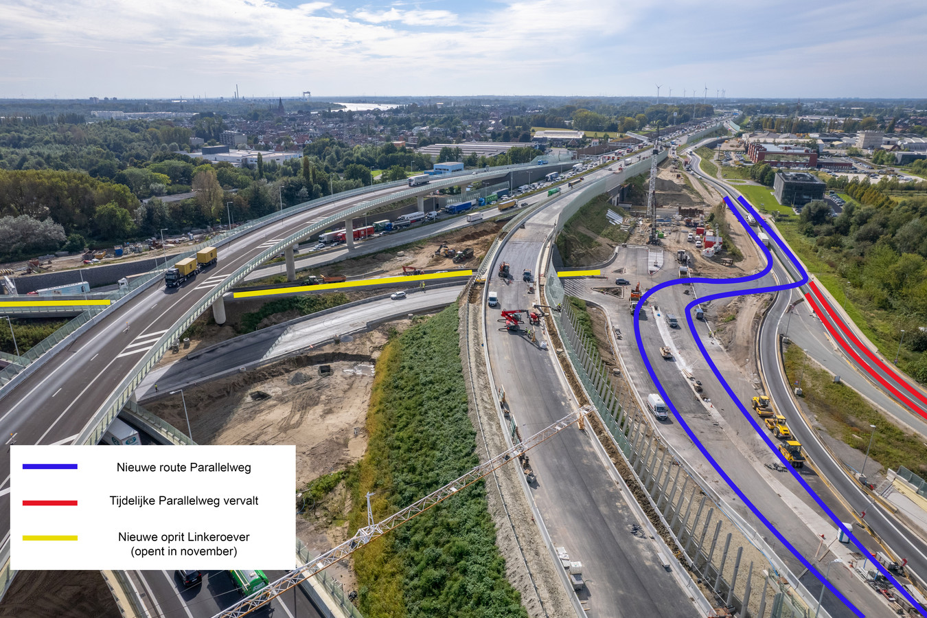 Nieuwe snelwegen Linkeroever en Zwijndrecht nu écht bijna klaar: dit ...