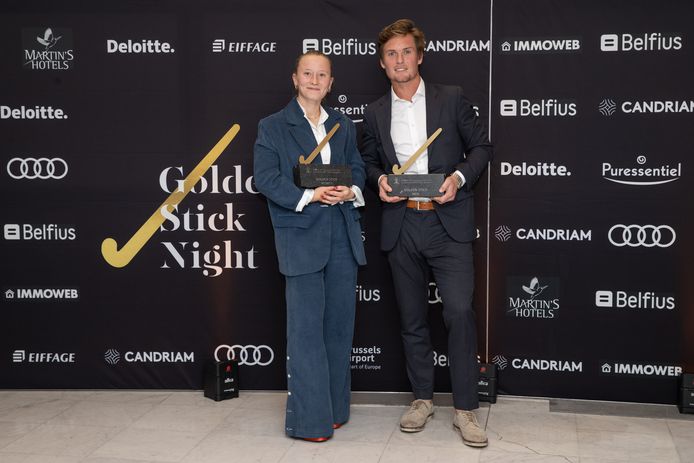 Tom Boon en Charlotte Englebert winnen Gouden Sticks 2022 | Meer Sport ...