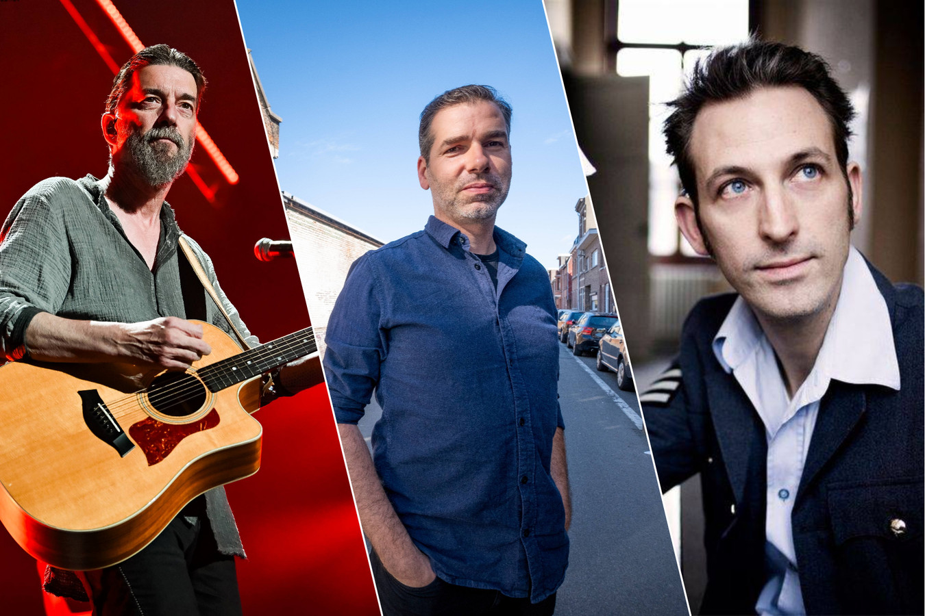 Kris Wauters, Klaas Delrue en Jan De Campenaere brengen nummers en het ...