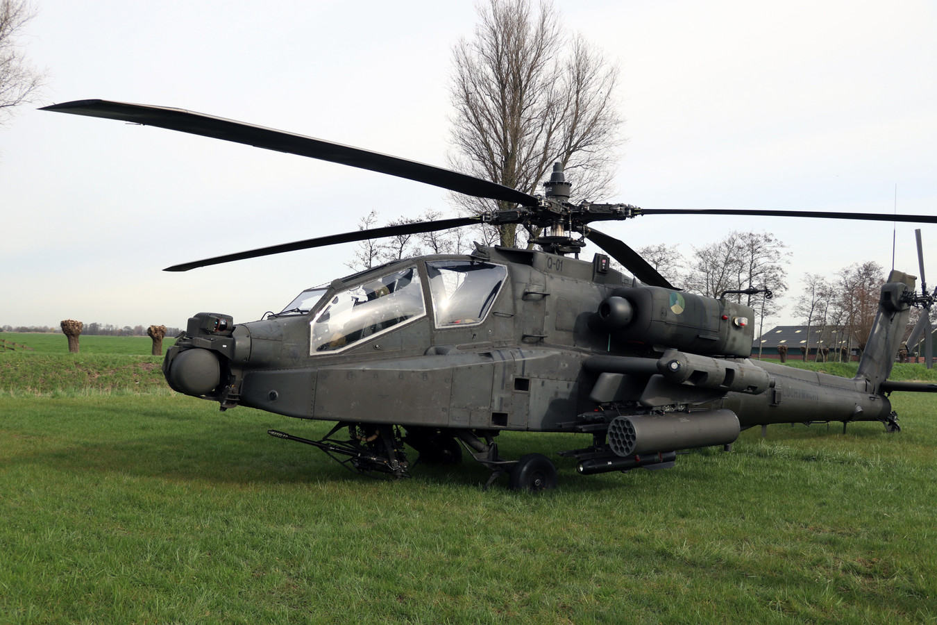 Man opgepakt die op Apache-helikopter van Defensie schoot: ‘Zeer ...