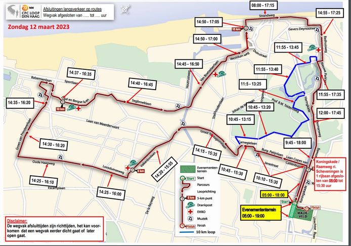 CPC-loop 2023: lees hier alles over omleidingen en wegafzettingen | Den ...