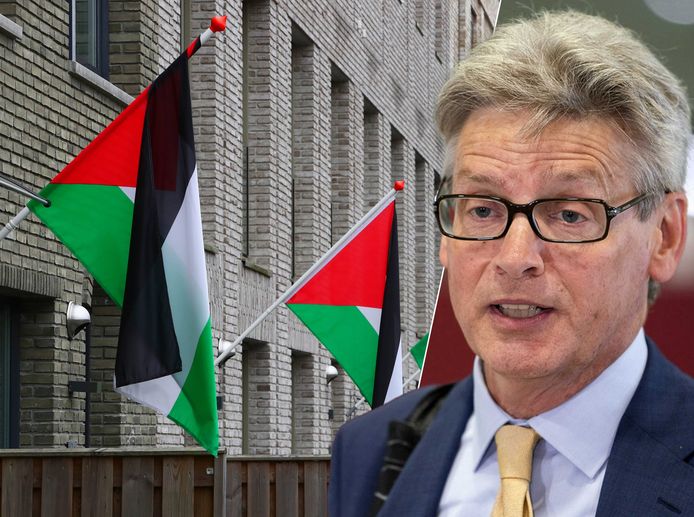 Bolsius veroordeelt dreigbrief om Palestijnse vlag scherp: ‘Mag niet ...