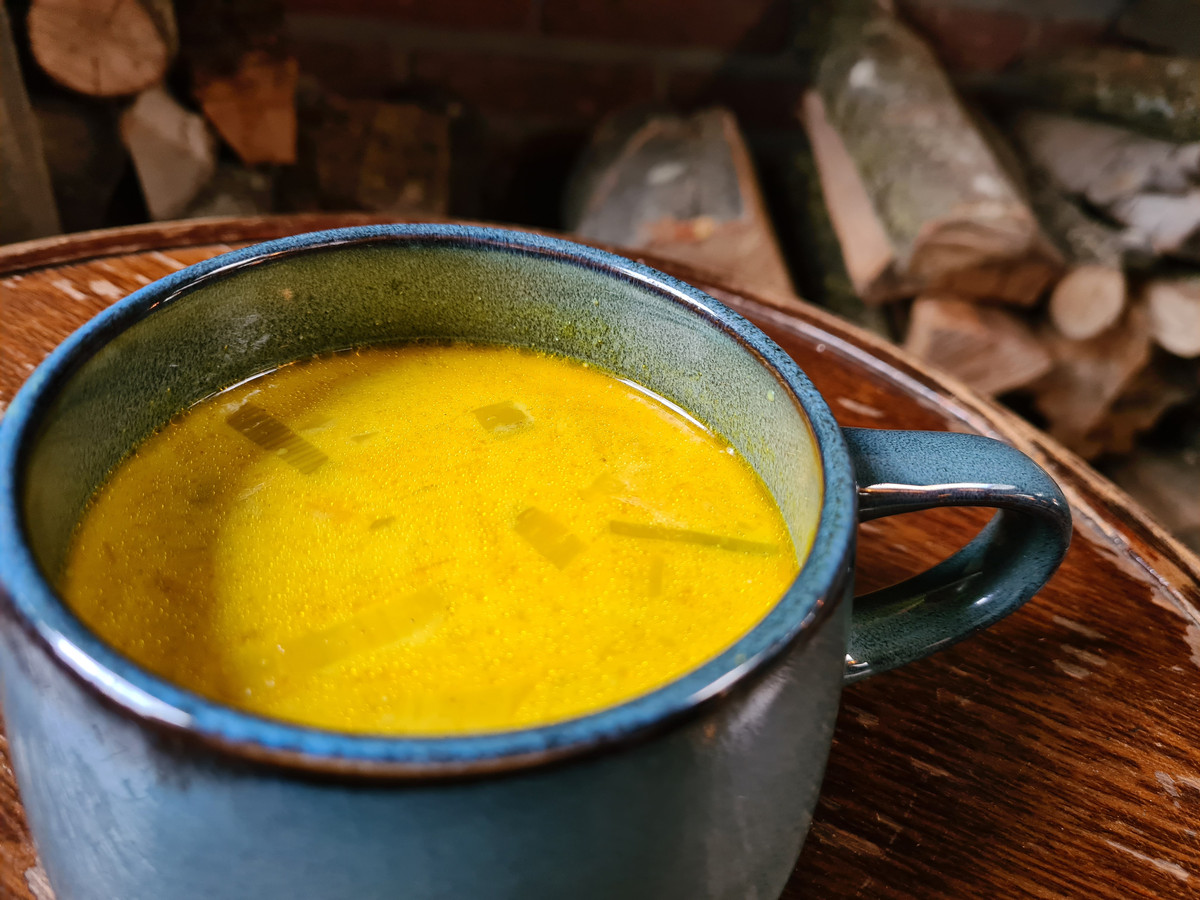 Koken met Marie: Preisoep met zoete aardappel en kerrie | Foto ...