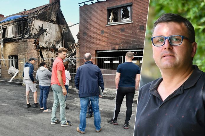 Michael krijgt vernield huis te zien na inferno in Wijtschate: “Heel ...