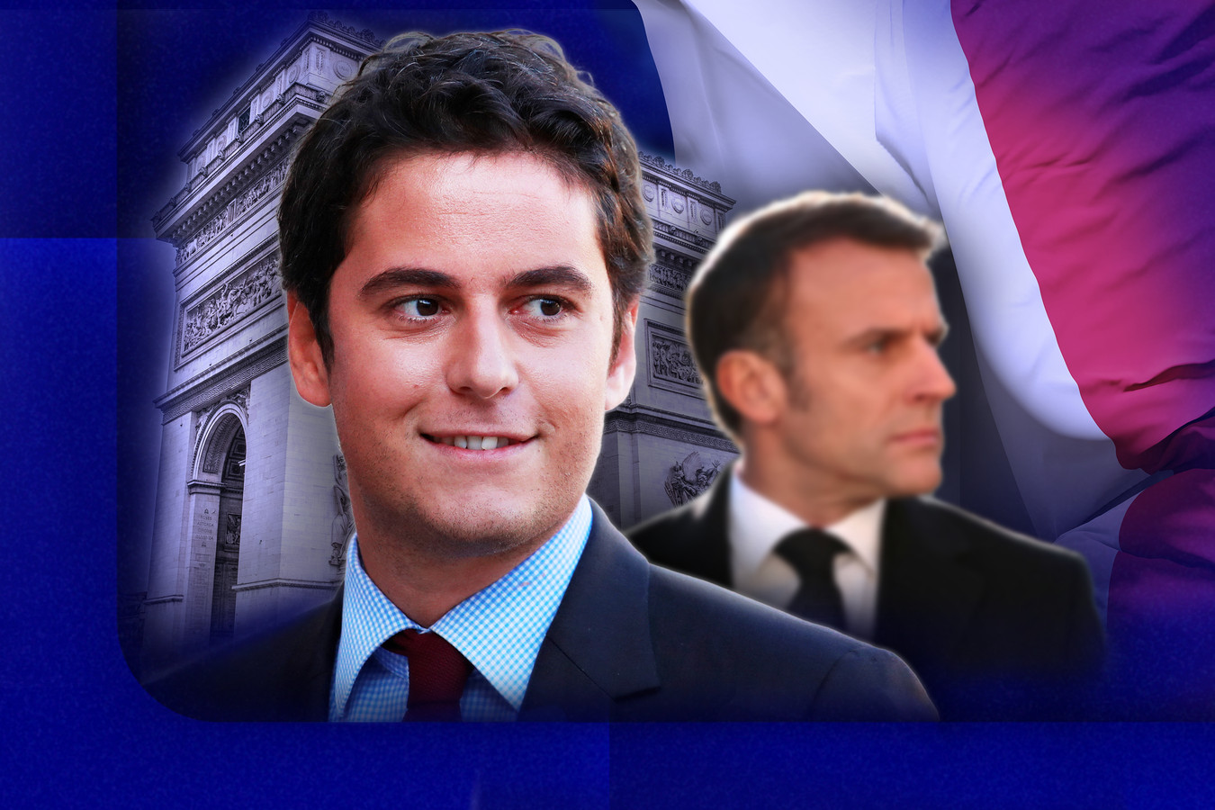 Wie is Gabriel Attal, met 34 de jongste Franse premier ooit? | Foto ...