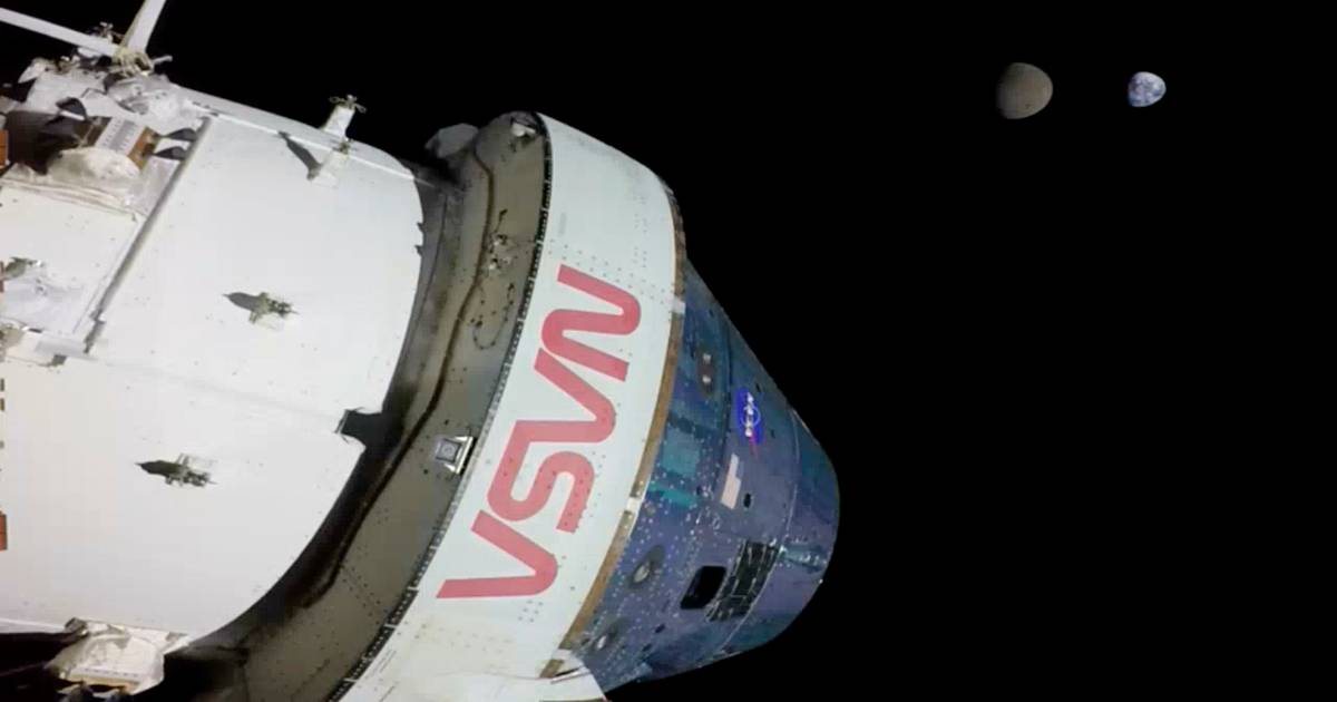 Nieuw ruimteschip Orion keert terug op aarde na proefvlucht naar de ...
