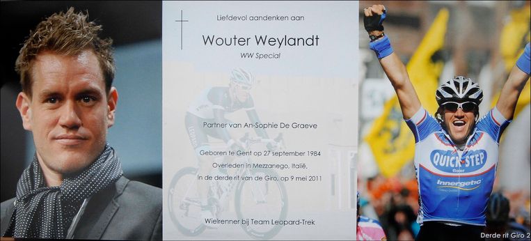 Dochter verongelukte Wouter Weylandt geboren | Het Parool