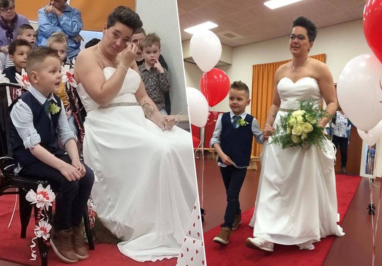 De allergrootste wens van Sem (5) kwam deze week uit: hij trouwde met ...