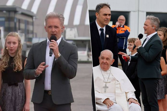 KIJK. Christoff zingt ‘Glorie Halleluja’ voor paus Franciscus en krijgt cadeautje overhandigd ...