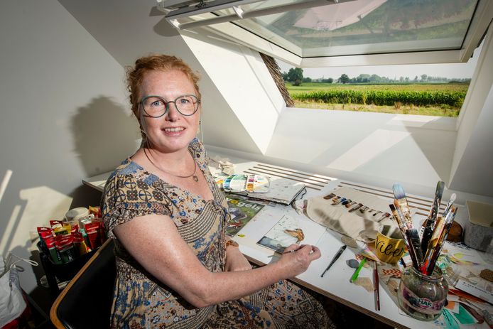 Kirsten kan bijna niets maar vindt in kunst levensgeluk: ‘Het gevoel ...