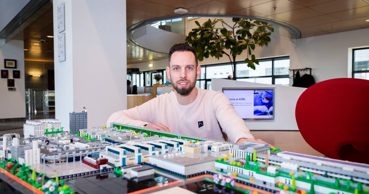 Rick bouwde ASML-campus na met lego en nu pronkt het bouwwerk in ...
