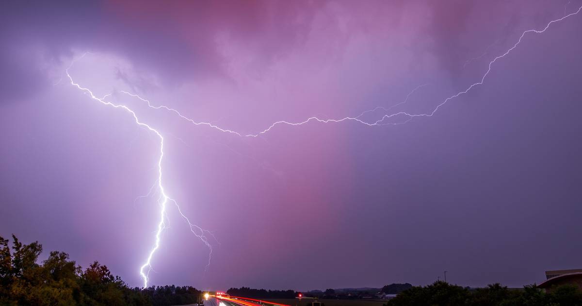 Zwaar onweer op komst: tot 13,3 liter water per uur per vierkante meter ...