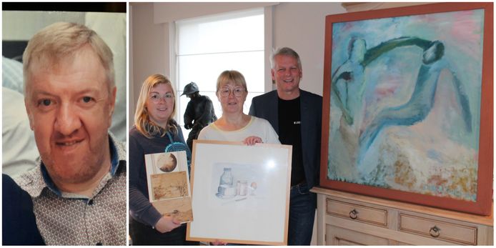Broers en zussen van overleden hobby-kunstenaar Dirk stellen zijn ...