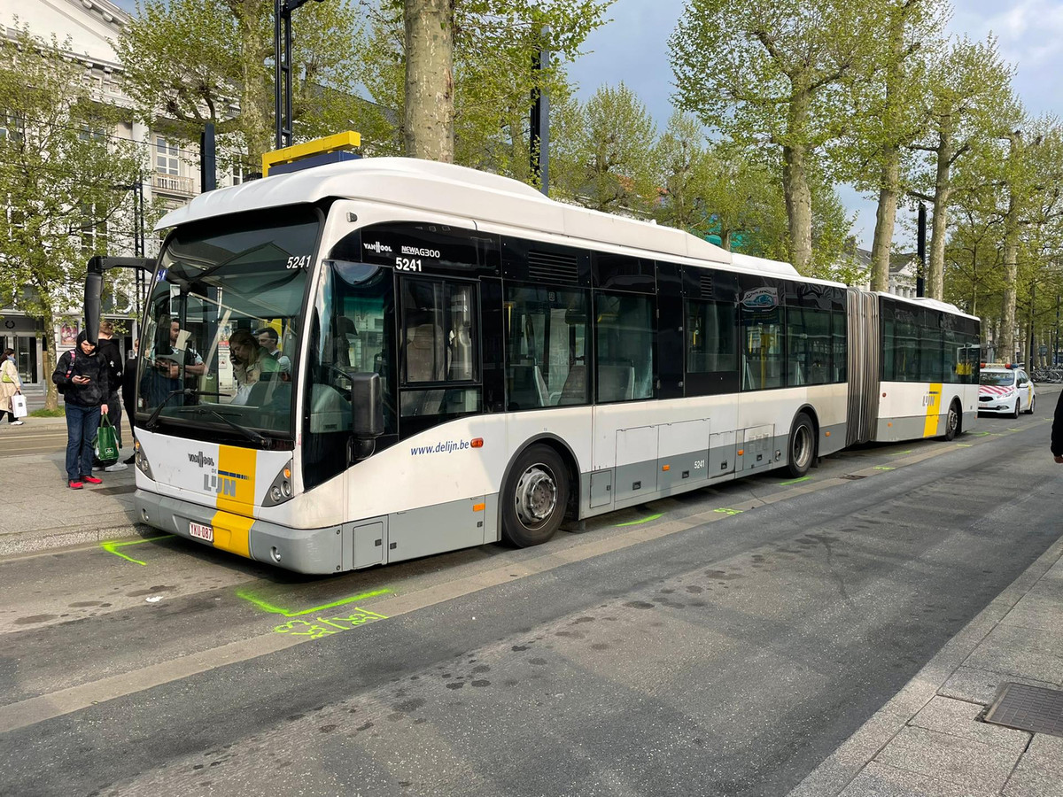 Aangepaste haltes bussen De Lijn tijdens werken in Stationsstraat ...