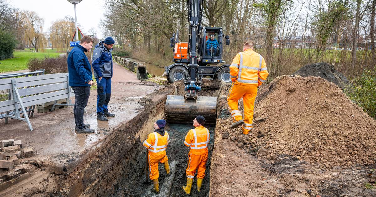 Overlast door gebroken riool in Gramsbergen: ‘Geen klachten over stank ...
