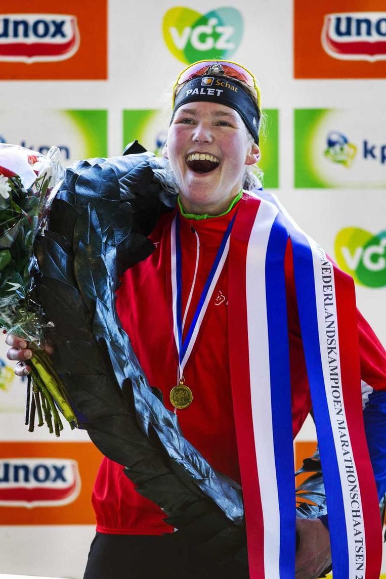 Rixt Meijer pakt goud op tumultueus NK marathon | De Volkskrant